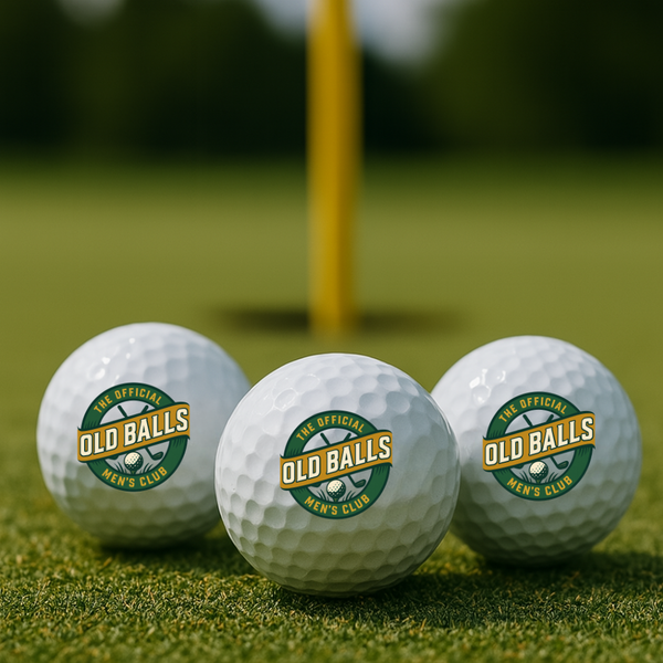 Funny Old Man Golf Balls – Hilarious Retirement & Birthday Gift for ...