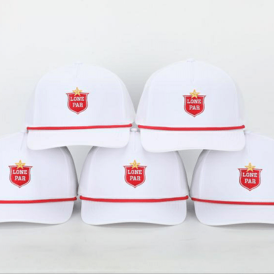 Lone Par Rope Golf hat - Groovy Golfer