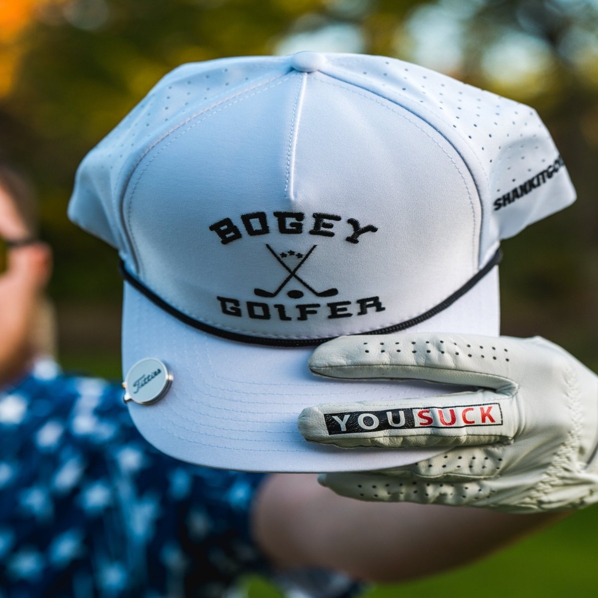 Bogey Golfer Golf Rope Hat - Groovy Golfer