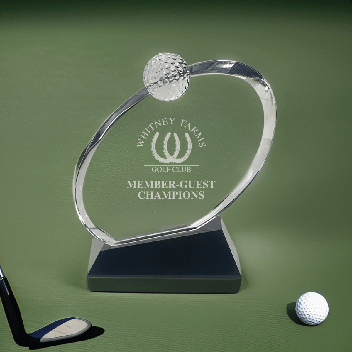 Golf Championship Trophy - Personalized Golf Tournament Prize - Laser ...