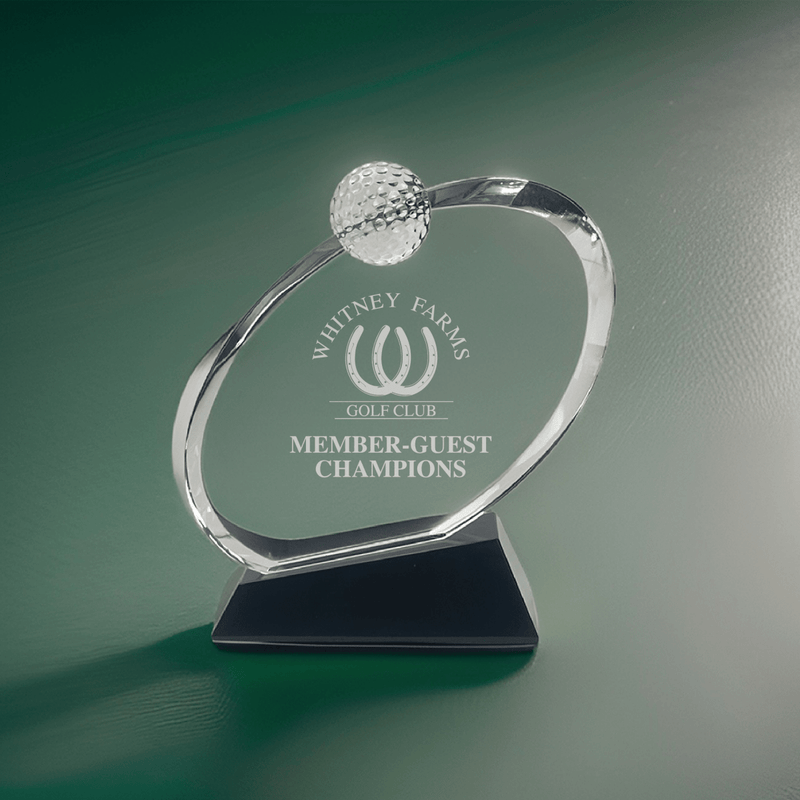 Golf Championship Trophy - Personalized Golf Tournament Prize - Laser ...