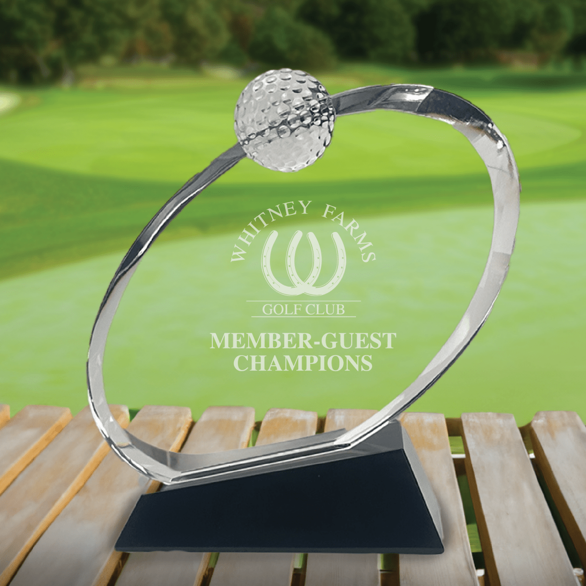 Golf Championship Trophy - Personalized Golf Tournament Prize - Laser ...