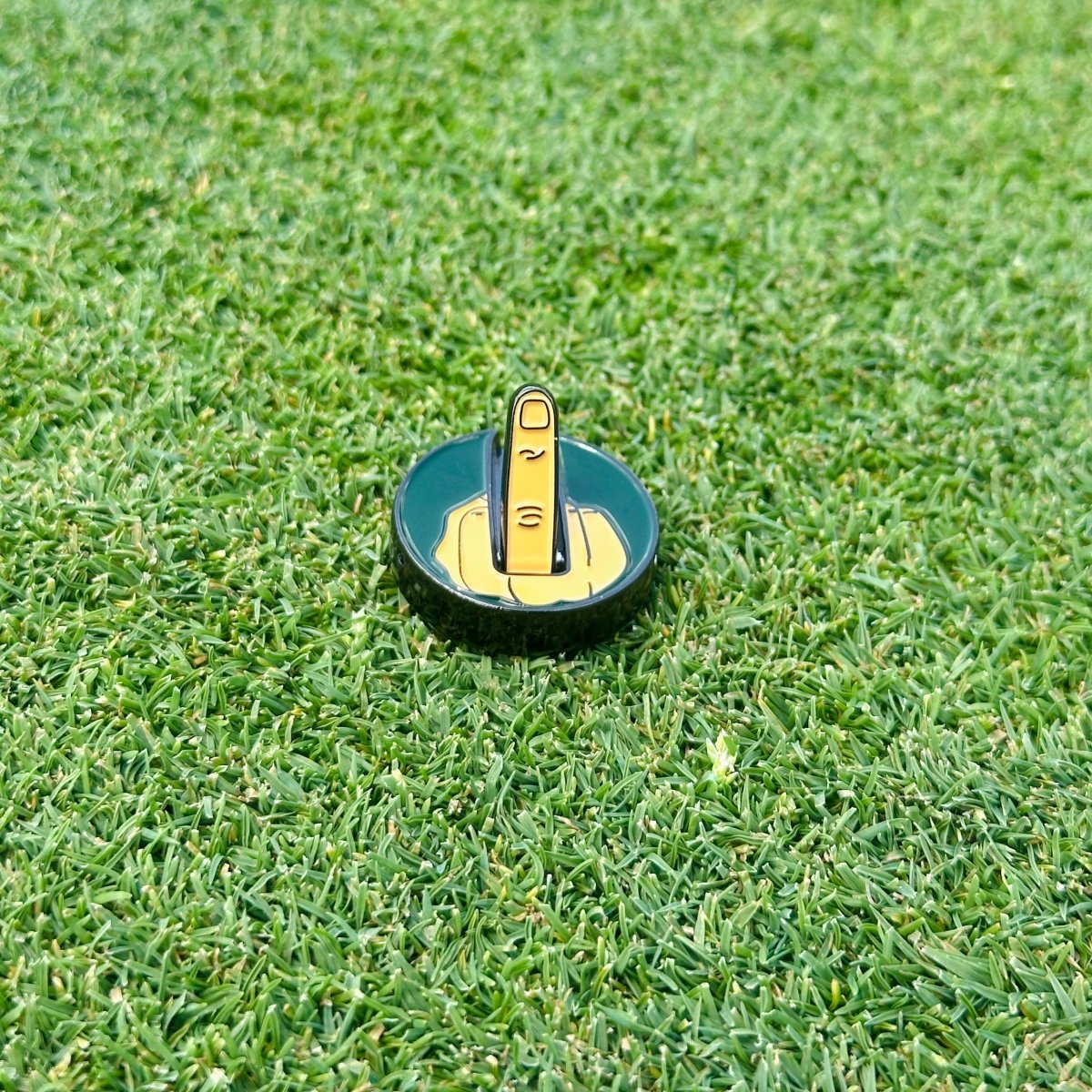 Funny Golf Ball Marker with Hat Clip – Durable and Magnetic - Groovy Golfer