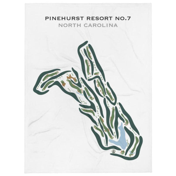 Pinehurst Resort #7, North Carolina - Printed Golf Courses - Groovy Golfer