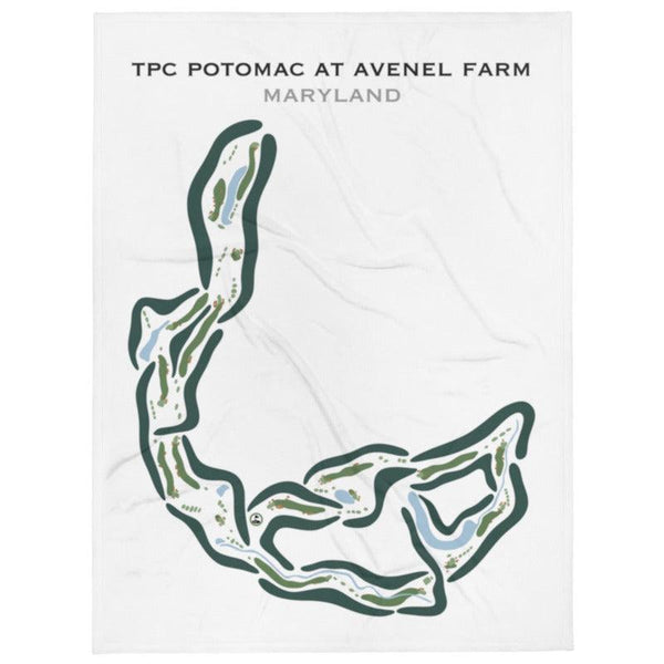 TPC Potomac at Avenel Farm, Maryland - Printed Golf Courses - Groovy Golfer