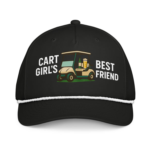 Funny Golf Hat – Cart Girl’s Best Friend Rope Cap for Him - Groovy Golfer