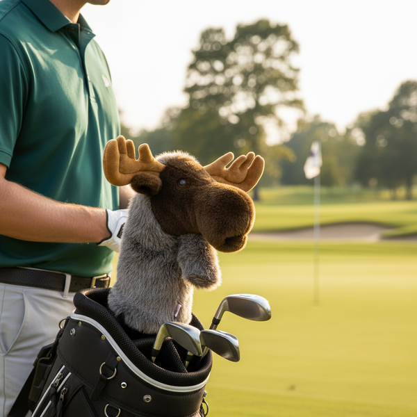 Fun Moose Golf Head Cover for Your Golfer - Groovy Golfer