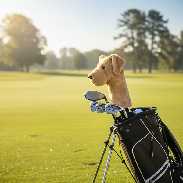 Yellow Lab Headcover - Groovy Golfer