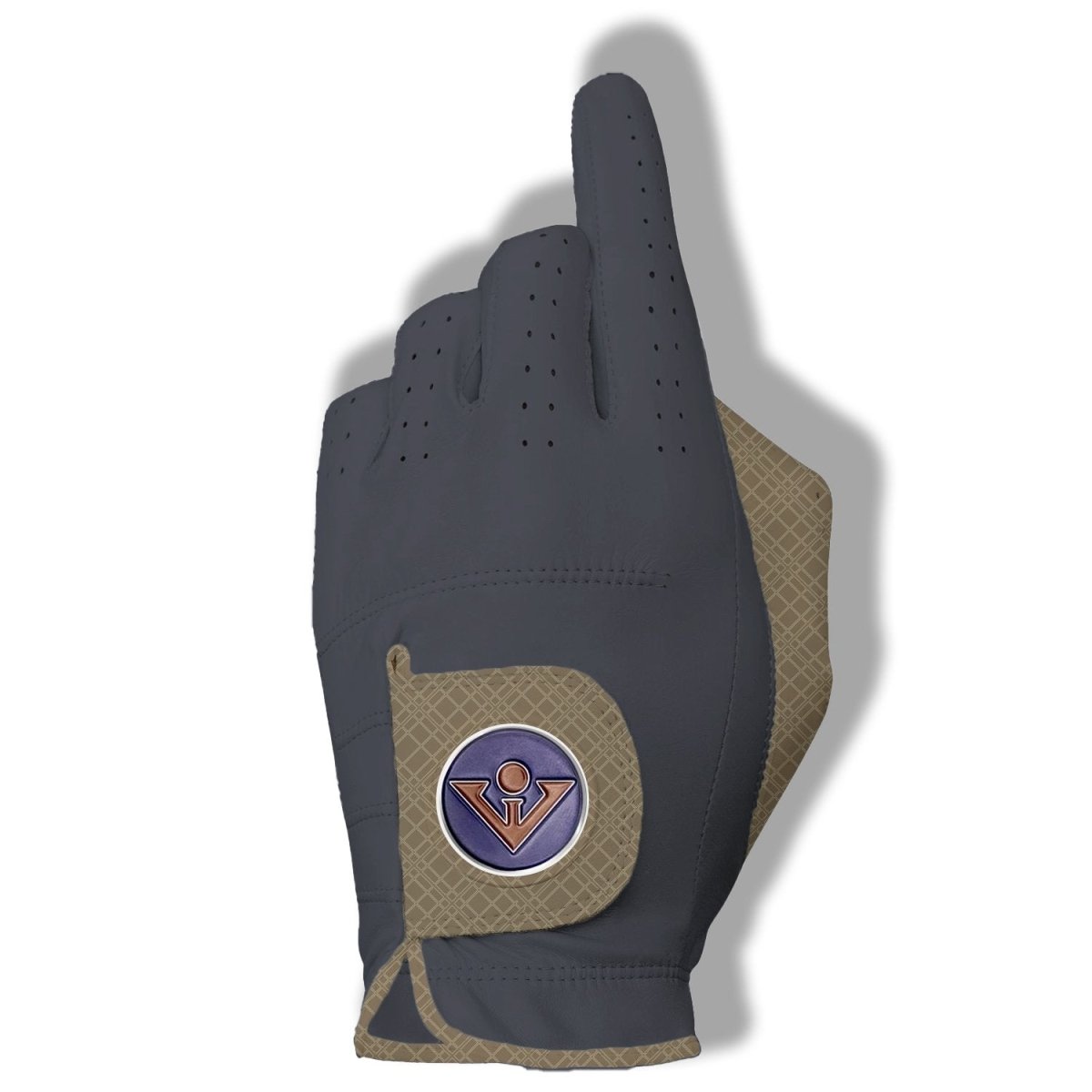 Midnight Midtown | Men's Navy Blue Golf Glove - Groovy Golfer