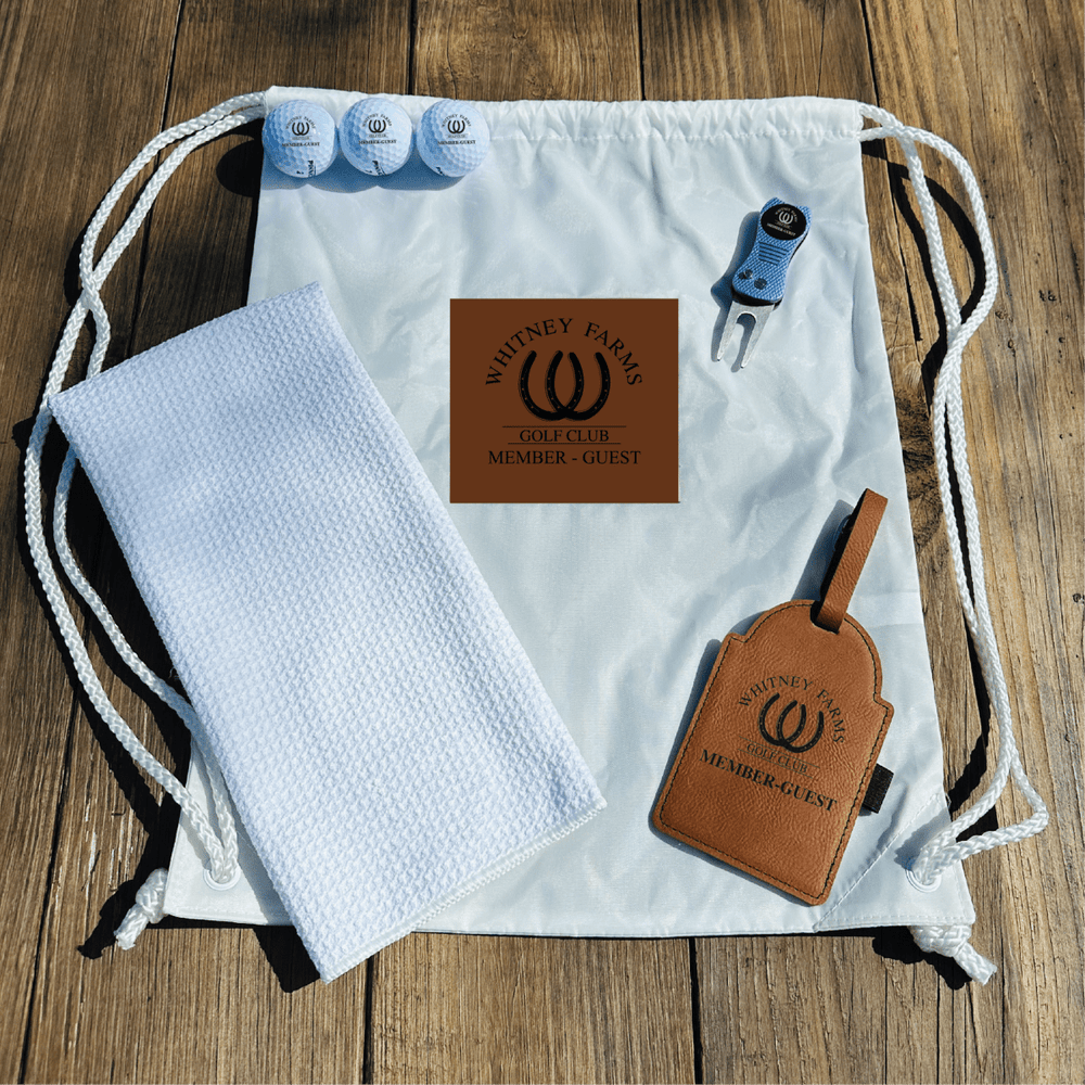 Personalized Golf Tournament Swag Bag with Custom Accessories - Groovy ...